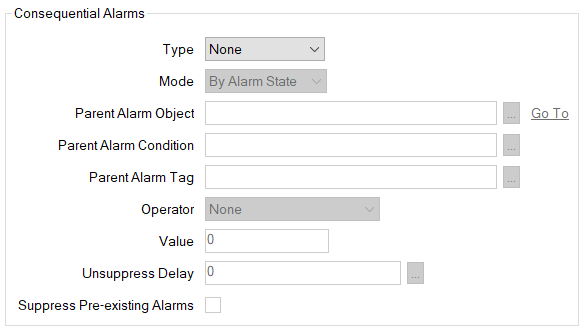 Core Configuration Guide - Configure any Alarm Suppression Requirements (Defining an Item or ...